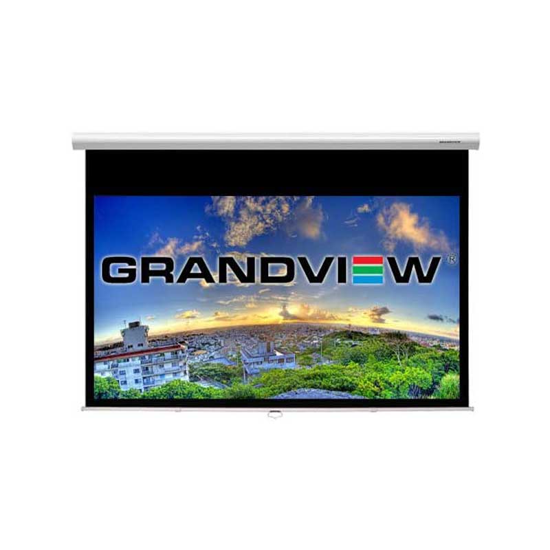 Grandview Deluxe Manual Pull Down Projection Screen - Rapallo | AV ...